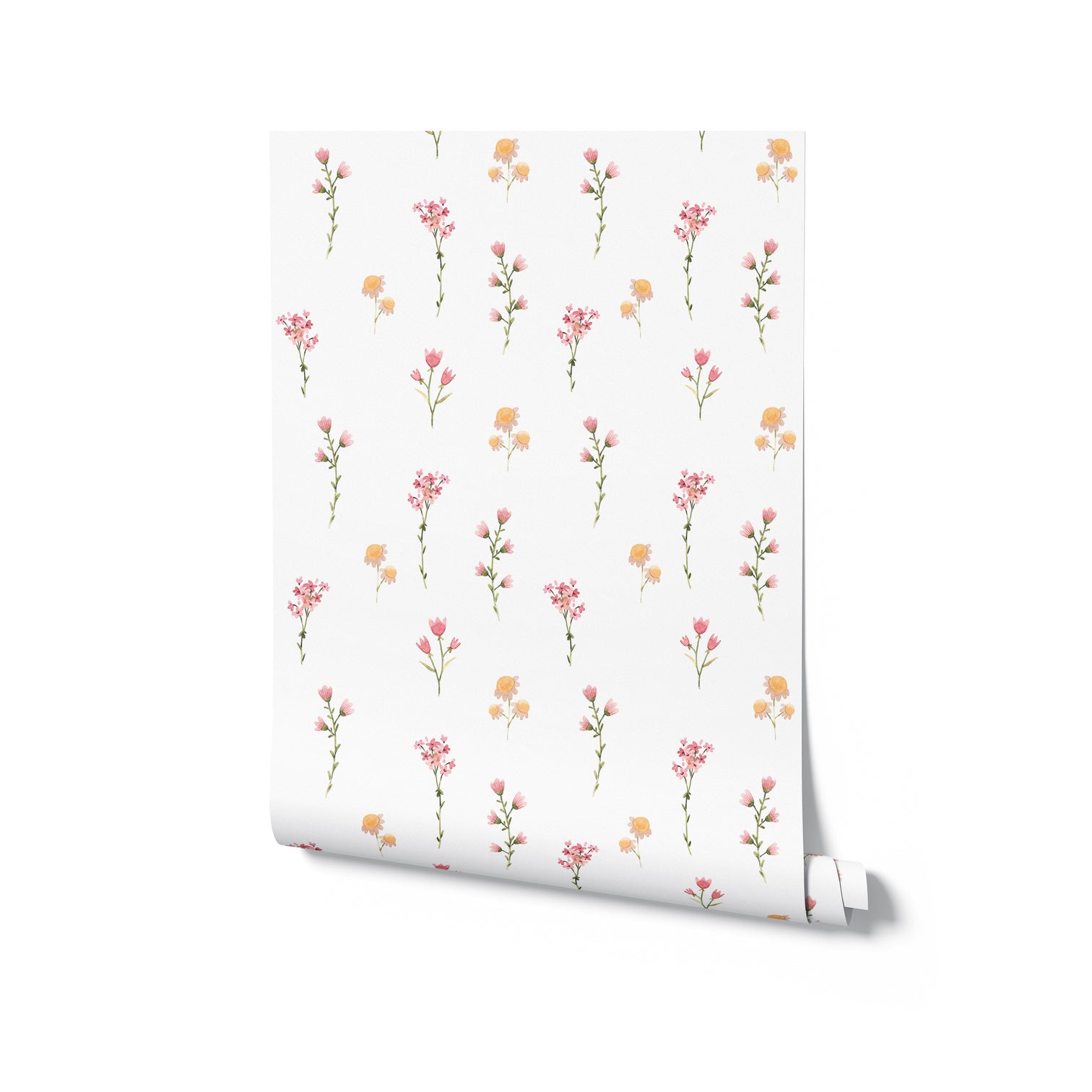 Gentle Floral Wallpaper – Timberlea Interiors