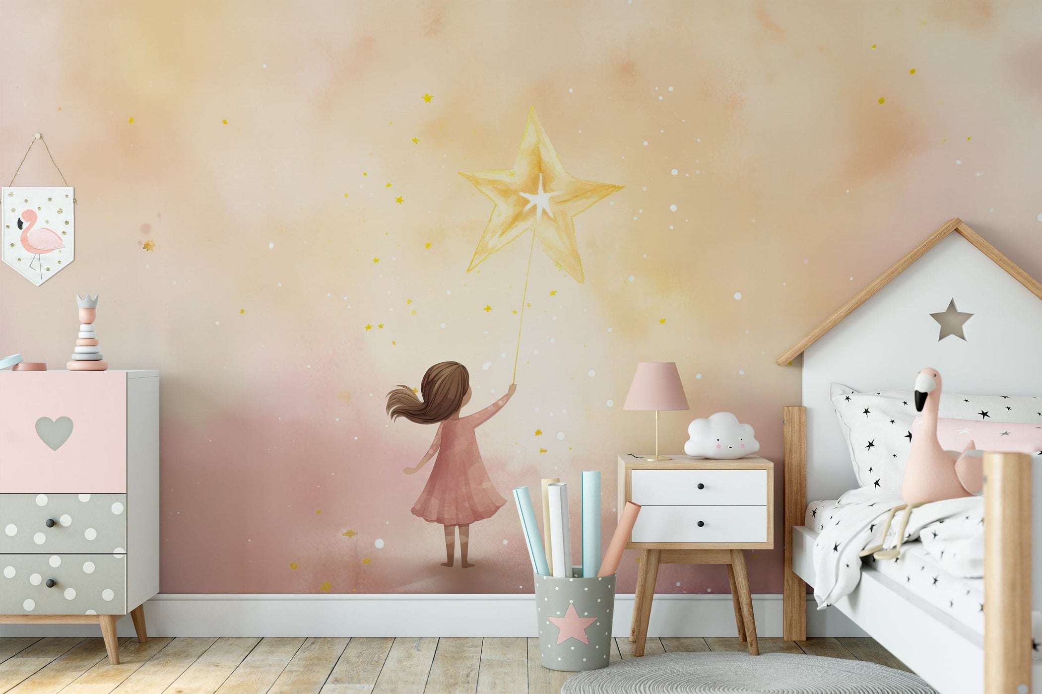 My Guiding Star Mural – Timberlea Interiors
