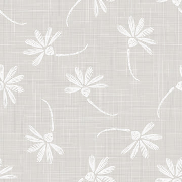 French Linen Floral Wallpaper – Timberlea Interiors