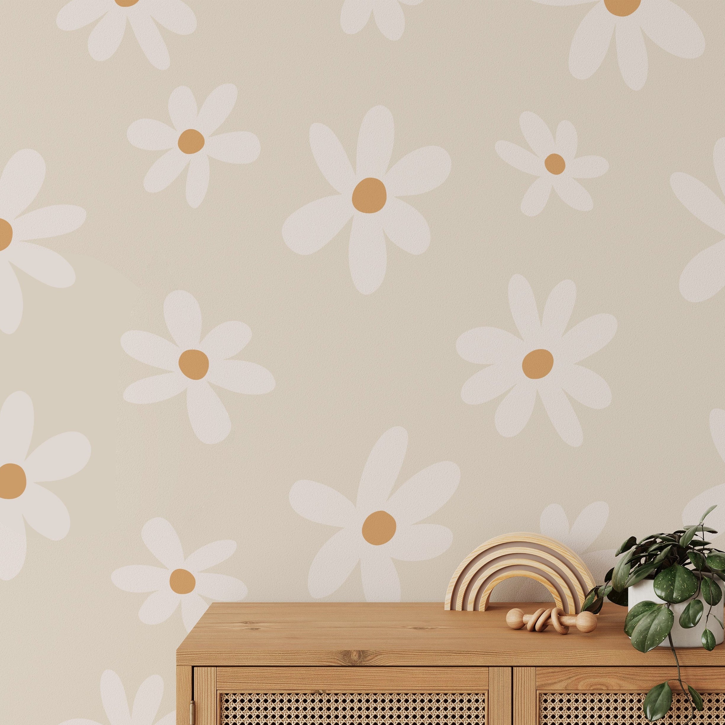 Simple Daisy Wallpaper. – Timberlea Interiors