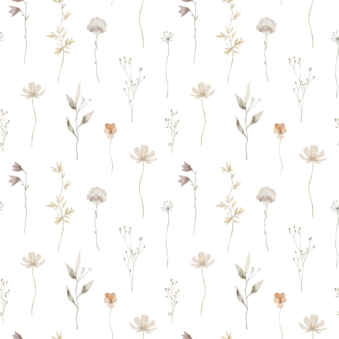 Muted Floral Wallpaper – Timberlea Interiors