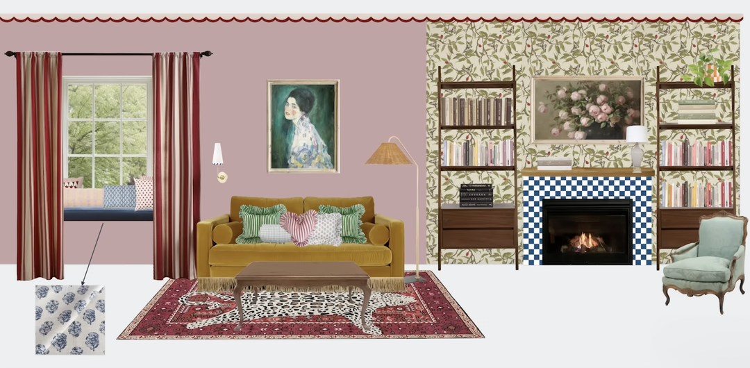 Granny Chic Living Room – Timberlea Interiors