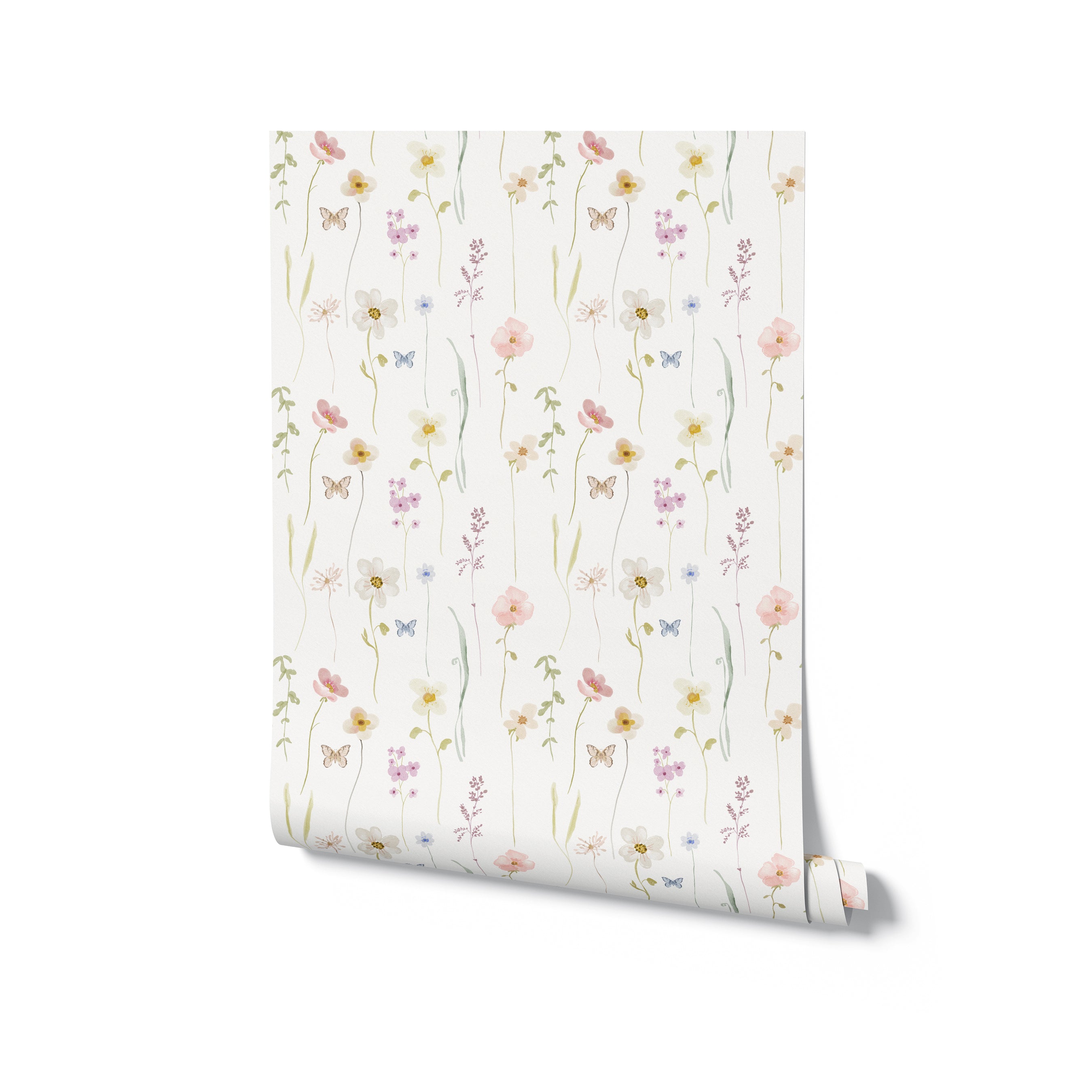 Pastel Petal and Wing Wallpaper – Timberlea Interiors