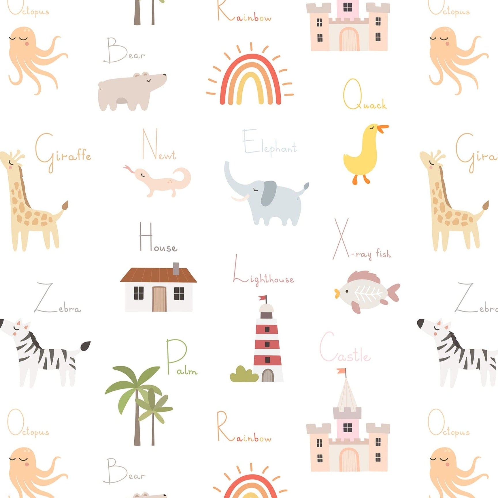 Alphabet Adventure Wallpaper – Timberlea Interiors
