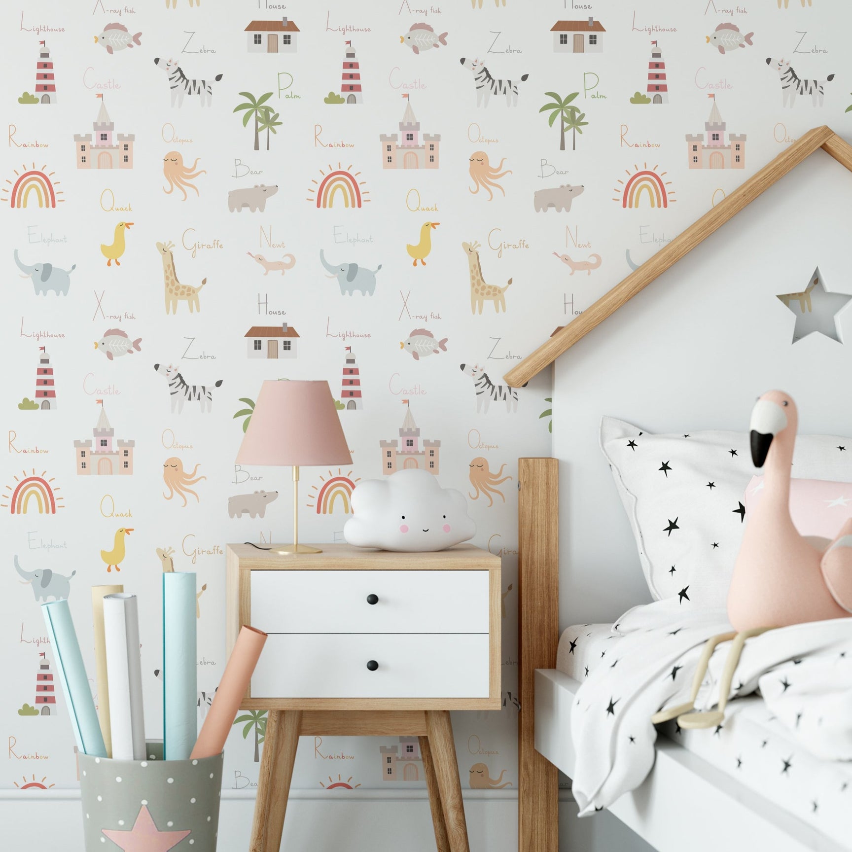 Alphabet Adventure Wallpaper – Timberlea Interiors