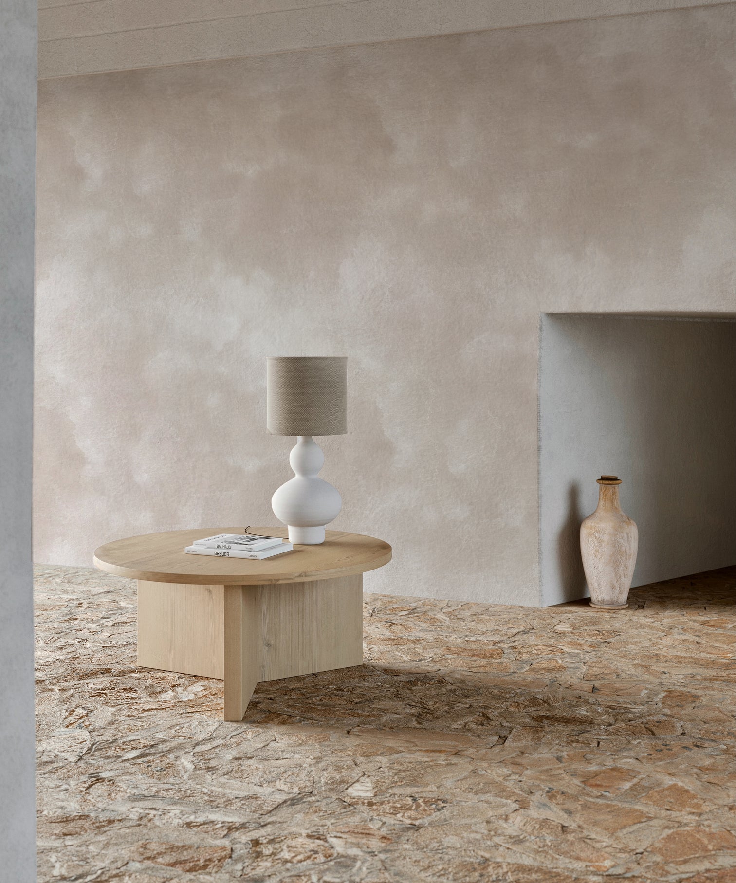 Neutral Cloud Wallpaper – Timberlea Interiors