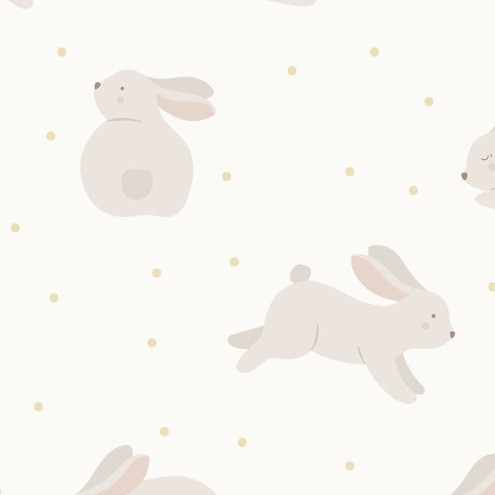 Nursery Bunny Wallpaper – Timberlea Interiors