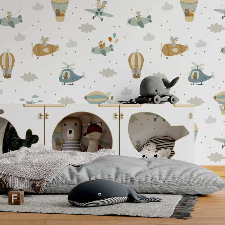 Flying Friends Wallpaper – Timberlea Interiors