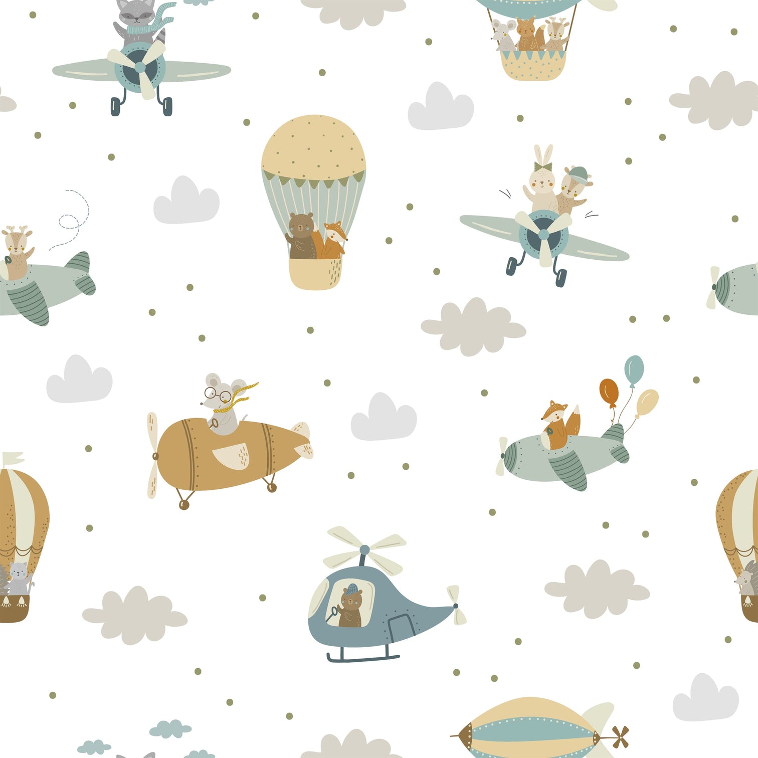 Flying Friends Wallpaper – Timberlea Interiors
