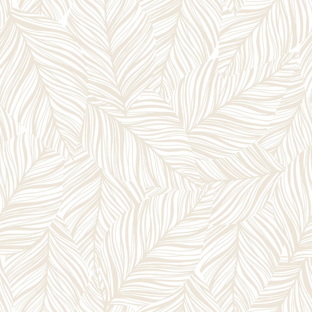 Abstract Leaf Wallpaper – Timberlea Interiors